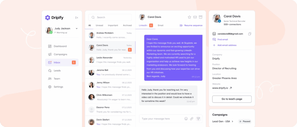 Dripify Review 2025: Features, Pros, Cons & Alternatives